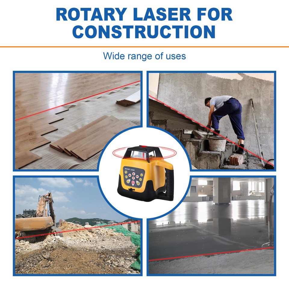 Self Leveling Laser Level Kit Green Beam/Red Beam 360 Rotary+Tripod+ ...