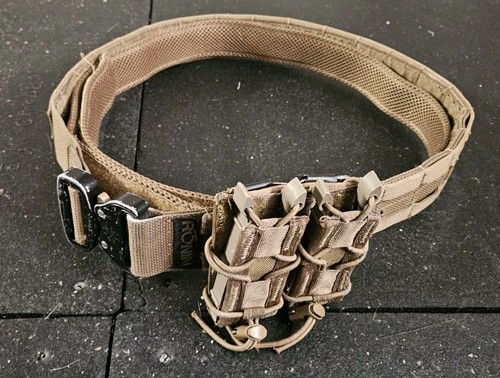 Ronin Tactics Belt W/ HSGI TACO Pistol Pouches And Padded Inner Coyote ...