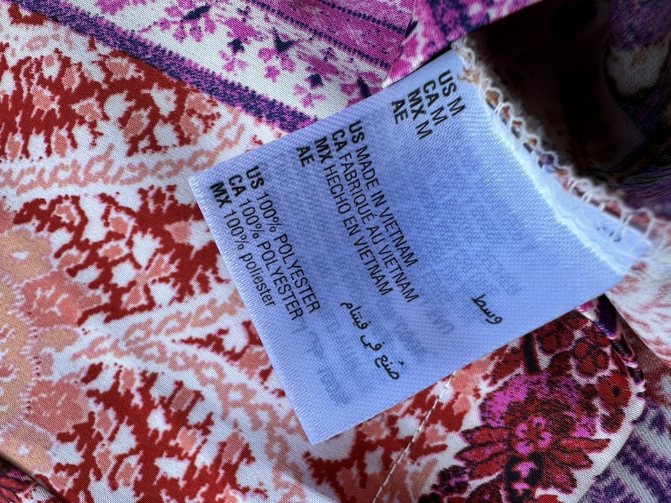 JM Collection Top Blouse Shirt Size M | eBay