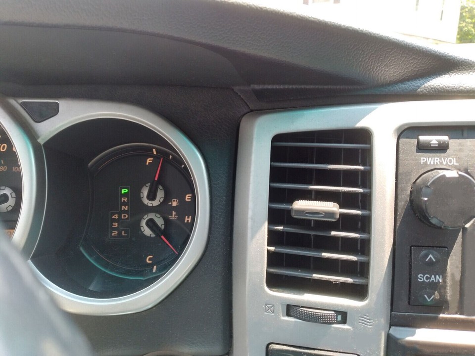 Overlay Dash Cover Dashboard Black For Toyota 4Runner 2003-2009 W ...