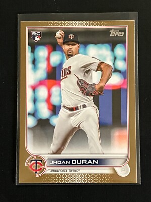 2022 Topps Update Gold Jhoan Duran RC #138/2022 Minnesota Twins Rookie ...