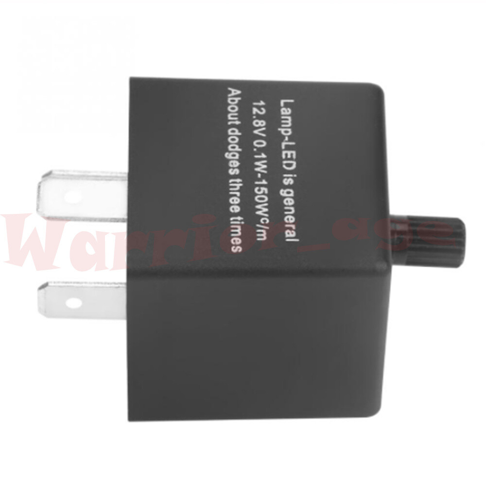 3-Pin Car LED Flasher Relay Adjustable Frequency For Turn Signal Light ...