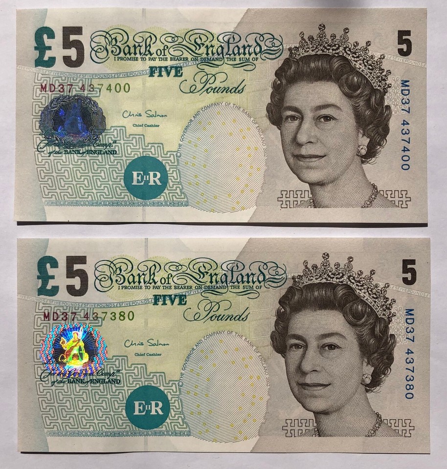 OLD BRITISH BANK NOTES 10 SHILLINGS ONE POUND £1 FIVE POUNDS £5 CHOOSE ...