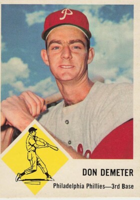DON DEMETER 1963 FLEER BASEBALL #53 | eBay