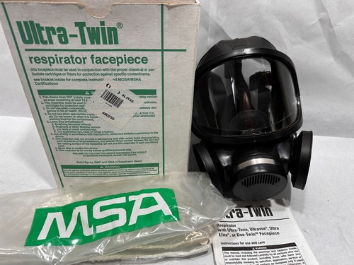 MSA Ultra Twin Full Face Respirator - Size Medium | eBay
