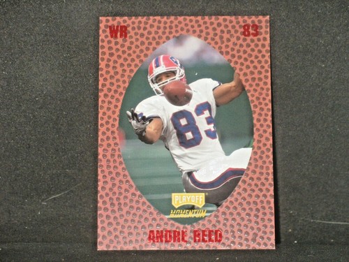 Andre Reed 1998 Playoff Momentum Retail Red Parallel #184 Buffalo Bills ...