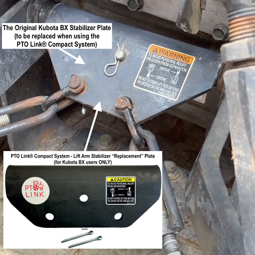 PTO LINK COMPACT DESIGN QUICK DISCONNECT FOR KUBOTA BX SERIES | eBay