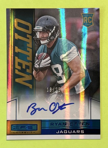 2013 Panini Rookies & Stars Ryan Otten RC AUTO #/25 Jacksonville ...