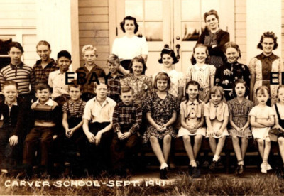 Vintage Photograph Carver School Class September 1941 Sepia | eBay
