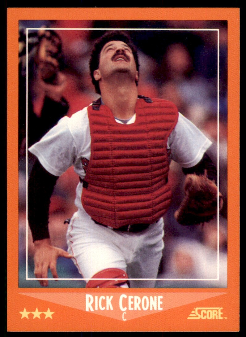 1988 SCORE. TRADED RICK CERONE BOSTON RED SOX #21T | eBay