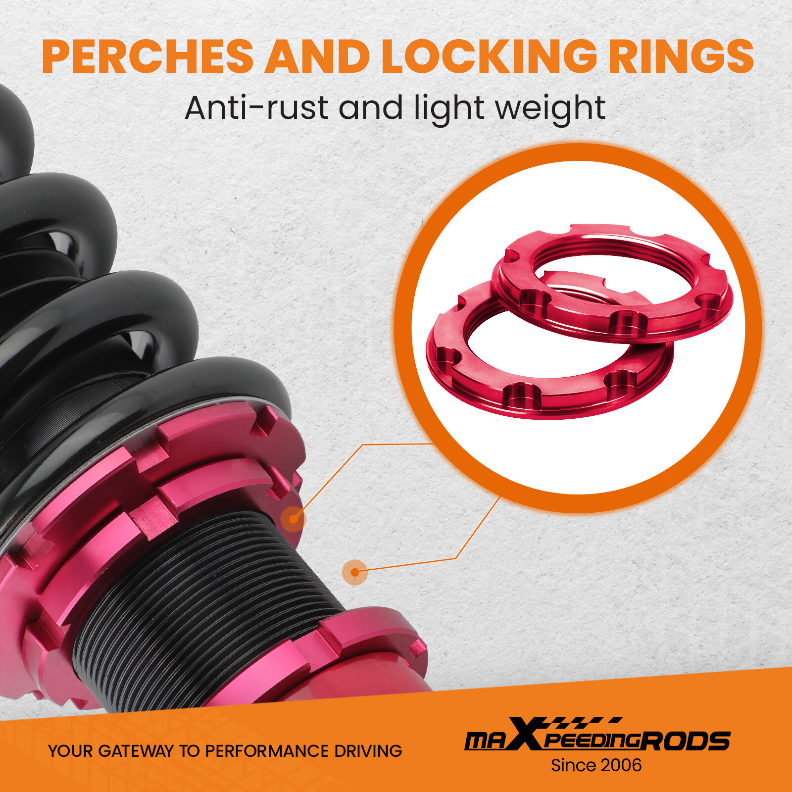 24 Way Damper Adjustable Coilovers Shocks For Lexus IS350 IS250 2006 ...