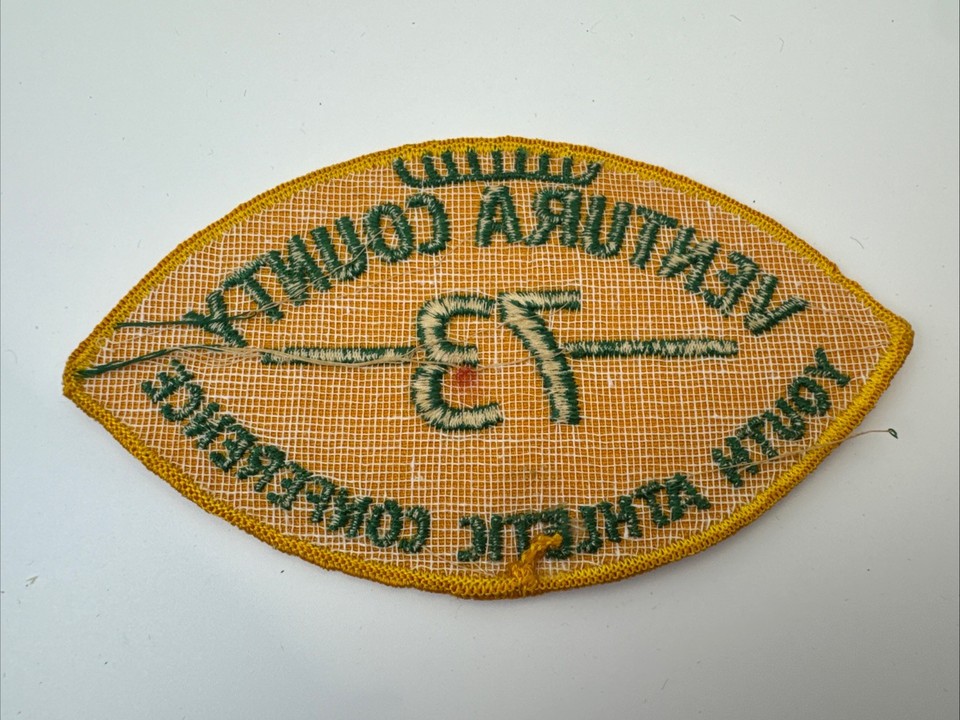 Ventura County 73 Youth Athletic Conference Embroidered Patch 5"x2.75 ...