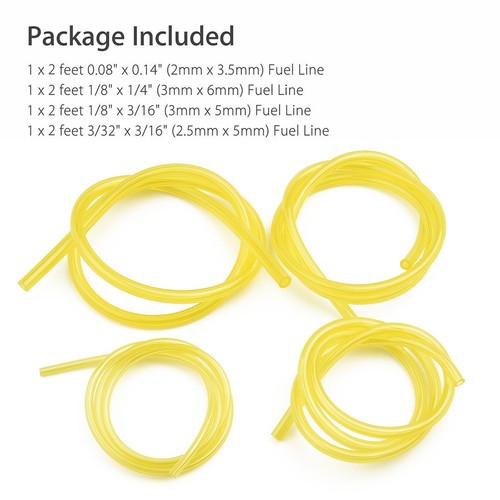 Fuel Line Fuel Pipe Hose 4Sizes/ Tubing/ For Common 2-Cycle Small ...