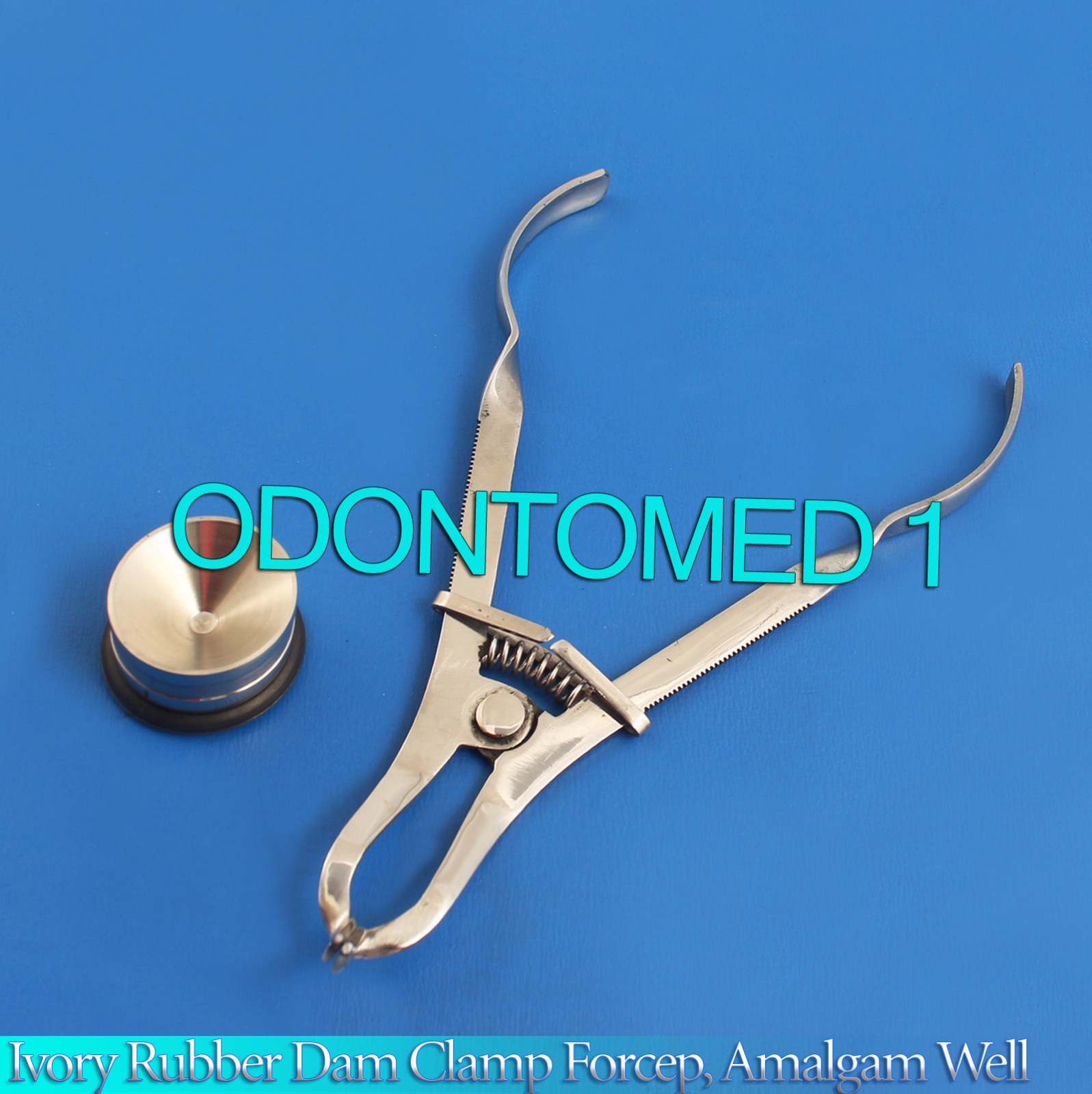 Ivory Rubber Dam Light Weight Clamp Forcep, Amalgam Well Pot ...