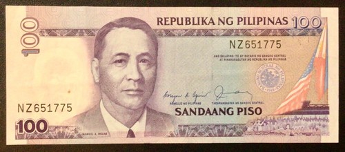 1981 PHILIPPINES PAPER MONEY - 100 PISO BANKNOTE! | eBay