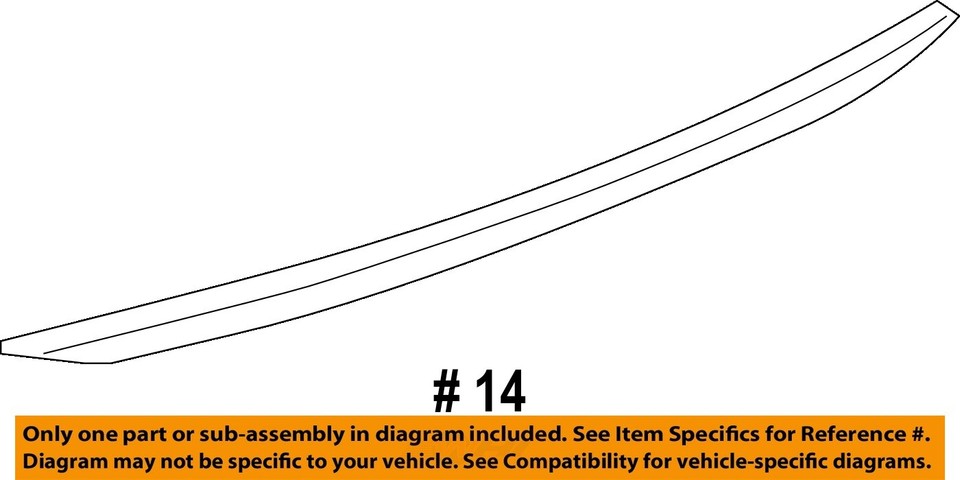 GM OEM 18-24 Enclave Rear Bumper Bumper Components-Molding 23378763 | eBay