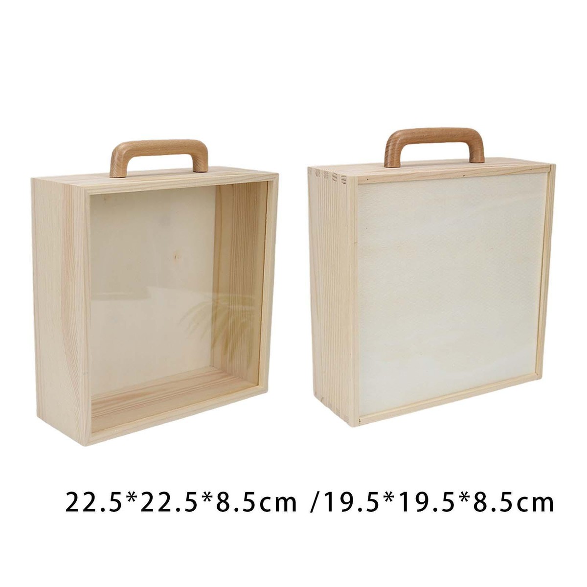 Unfinished Wooden Craft Boxes