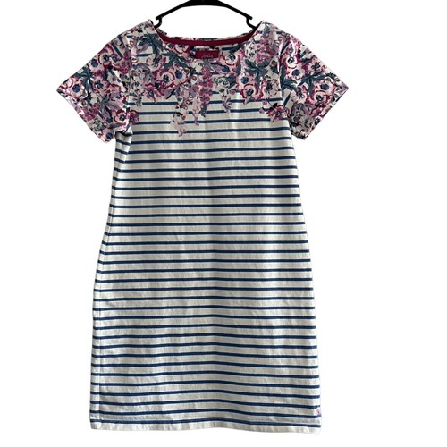 Joules Dress Size 6 Riviera Print Striped Floral | eBay