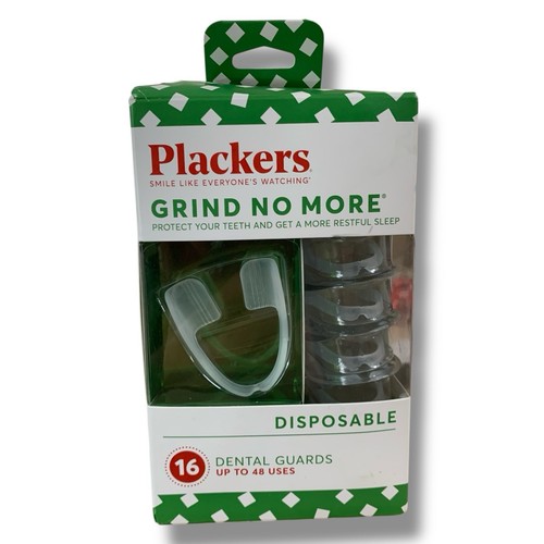 Plackers Grind No More Dental Night Guard 16 count for Teeth Grinding ...