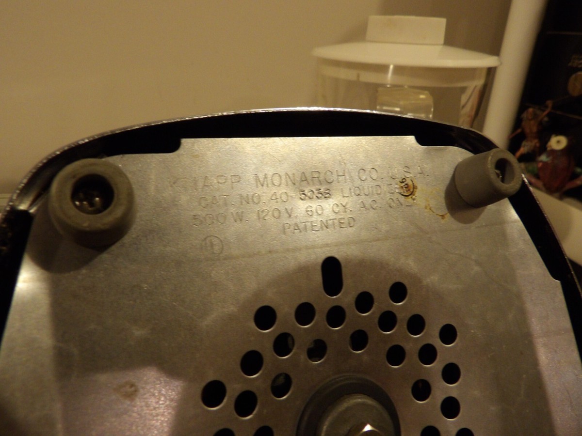 Blender Vintage Knapp Monarch