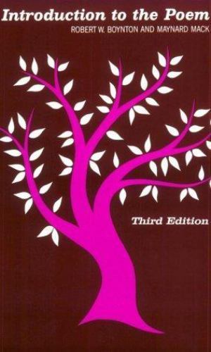 Introduction to the Poem [Paperback] by Boynton Robert W.; Mack Jr ...