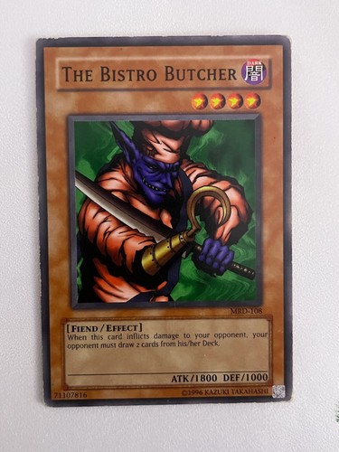 Yu-Gi-Oh! TCG The Bistro Butcher Metal Raiders MRD-108 Regular Common ...