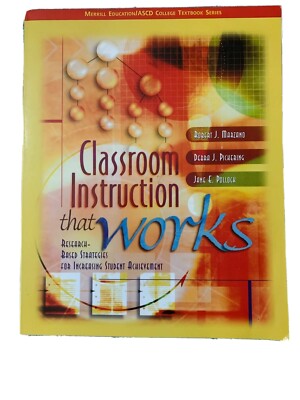 Classroom Instruction That Works : Research-Based Strategies for ...