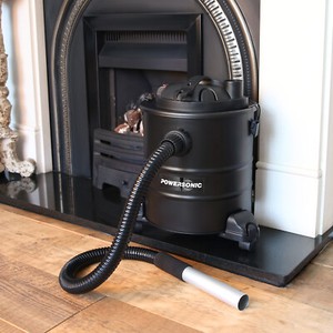 Powersonic 20L Fireplace Ash Vacuum Cleaner Hoover Wood Burner Blower ...