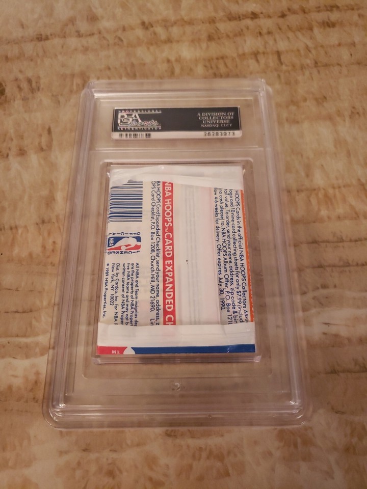 1989 NBA Hoops Basketball wax plastic pack David Robinson RC #310 on ...