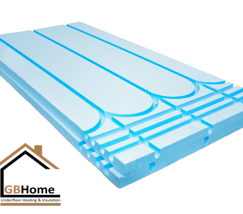 Water Underfloor Heating XPS Insulation Groove Board Panel 300kPa | eBay UK