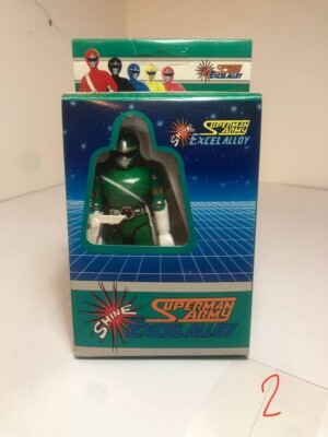 Shine Superman Army Excel Alloy Figure Green Bootleg Power Rangers | eBay