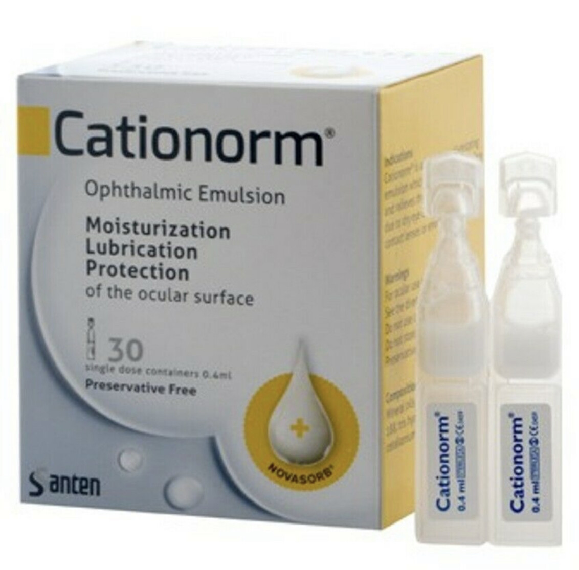 30's x 0.4ml CATIONORM Ophthalmic Emulsion Vial Eye Drops FREE DHL | eBay