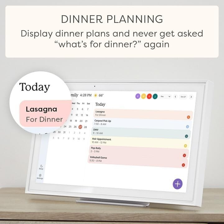 Skylight - Calendar: 15 Inch Touchscreen Smart Calendar and Chore Chart ...