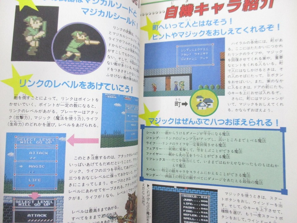 LINK NO BOUKEN Legend of Zelda 2 Guide Nintendo Famicom Book 1987 Japan ...