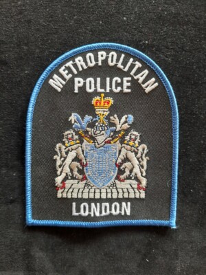 CLOTH PATCH MET. POLICE LONDON UK. UNOFFICIAL, PROMOTIONAL, SOUVENIER ...