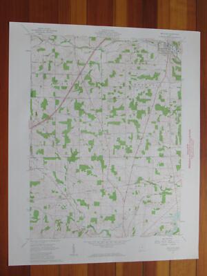 Bellville Ohio 1962 Original Vintage USGS Topo Map | eBay