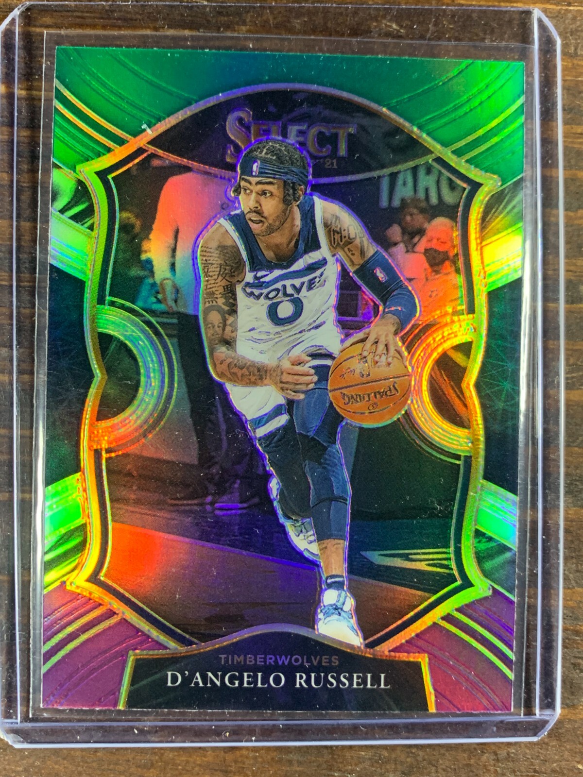 D'Angelo Russell Basketball Card #18 Panini Select Prizm Timberwolves ...