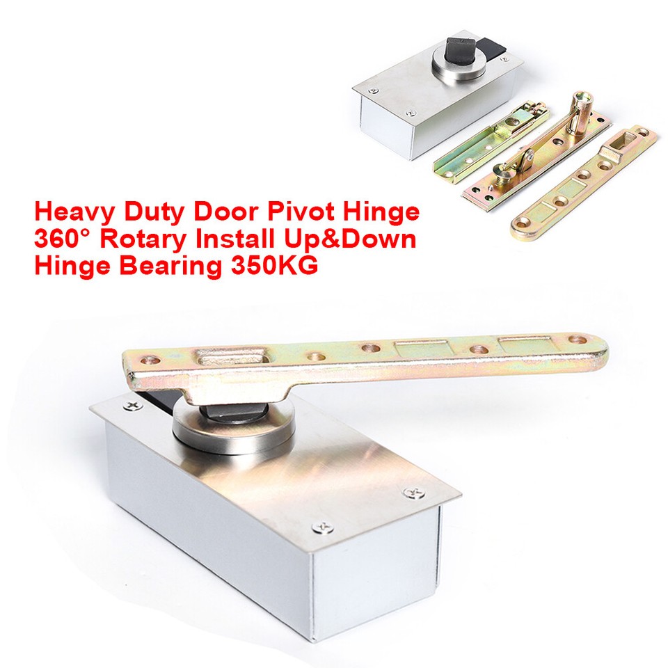 Bearing 400KG Heavy Duty Door Pivot Hinge 360° Rotary Install Up+Down ...