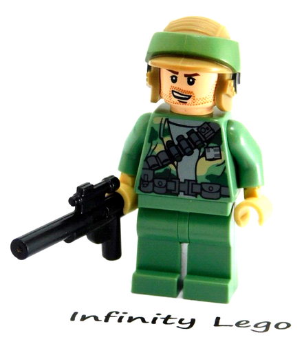 LEGO Rebel Commando Minifig Star Wars Endor Rebel & Imperial Trooper ...