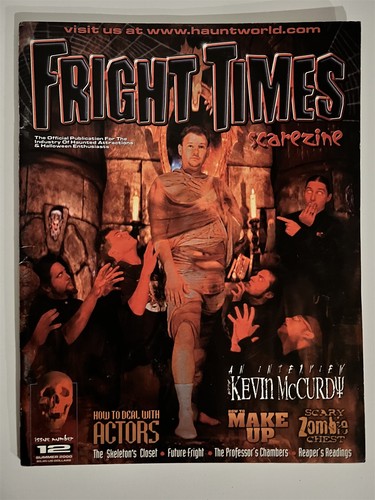 FRIGHT TIMES ISSUE #12 HAUNTED ATTRACTION/HOUSE AMUSEMENT PARK DARK ...