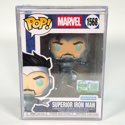 Funko POP! Superior Iron Man Marvel #1568 LE 5000 with Hard Stack ...