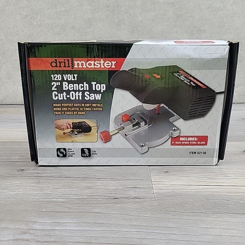DRILL MASTER 62136 - 120V 2" Bench Top Cut-Off Saw W/ Blade 792363621366| eBay