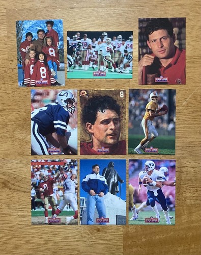 STEVE YOUNG Complete 9 card set 1993 Classic Pro Line- BYU Cougars & S ...
