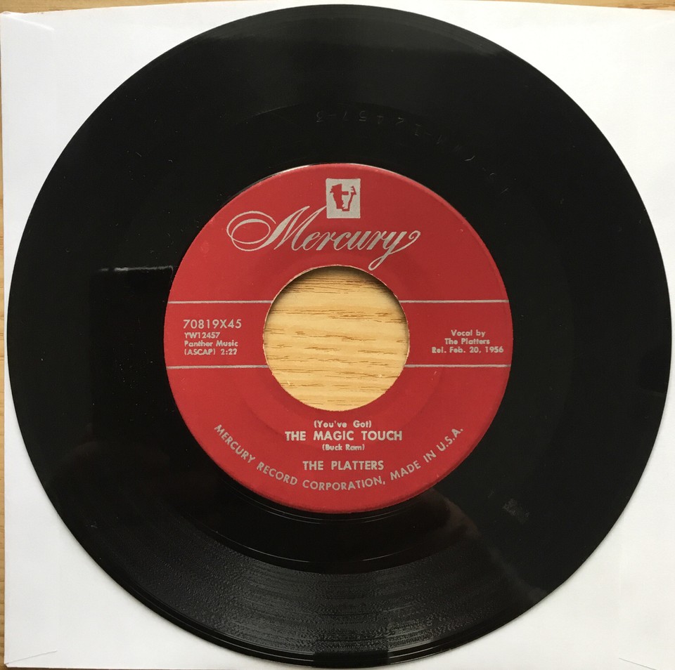 The Platters - The Magic Touch - Mercury #70819 - First Press (1956, 45 ...