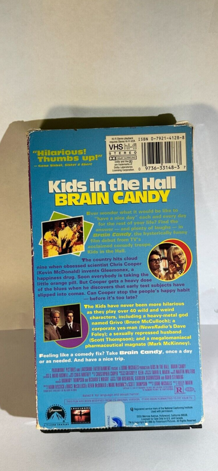 THE KIDS IN THE HALL: BRAIN CANDY (VHS, 1996)/ DIR: KELLY MAKIN ...