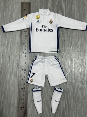 ZCWO 1/6 Toy figure CR7 Ronaldo #7 Real Madrid 2016/17 White Jersey | eBay