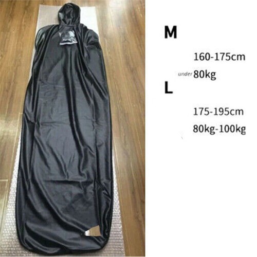 PVC Look Schlafsack Adult Zip Meerjungfrau Full Body Sack Bodysuit ...