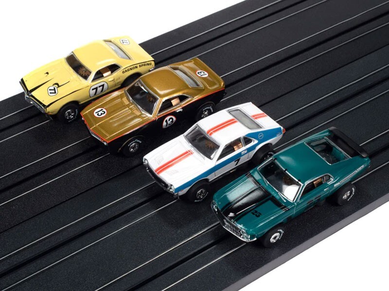 Auto World Rallye 4x4 4 Lane 12' HO Slot Car Set - SRS348 | eBay