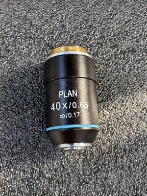 Plan 40x 0.65 Achro Microscope Objective Infinity 0.17 | eBay