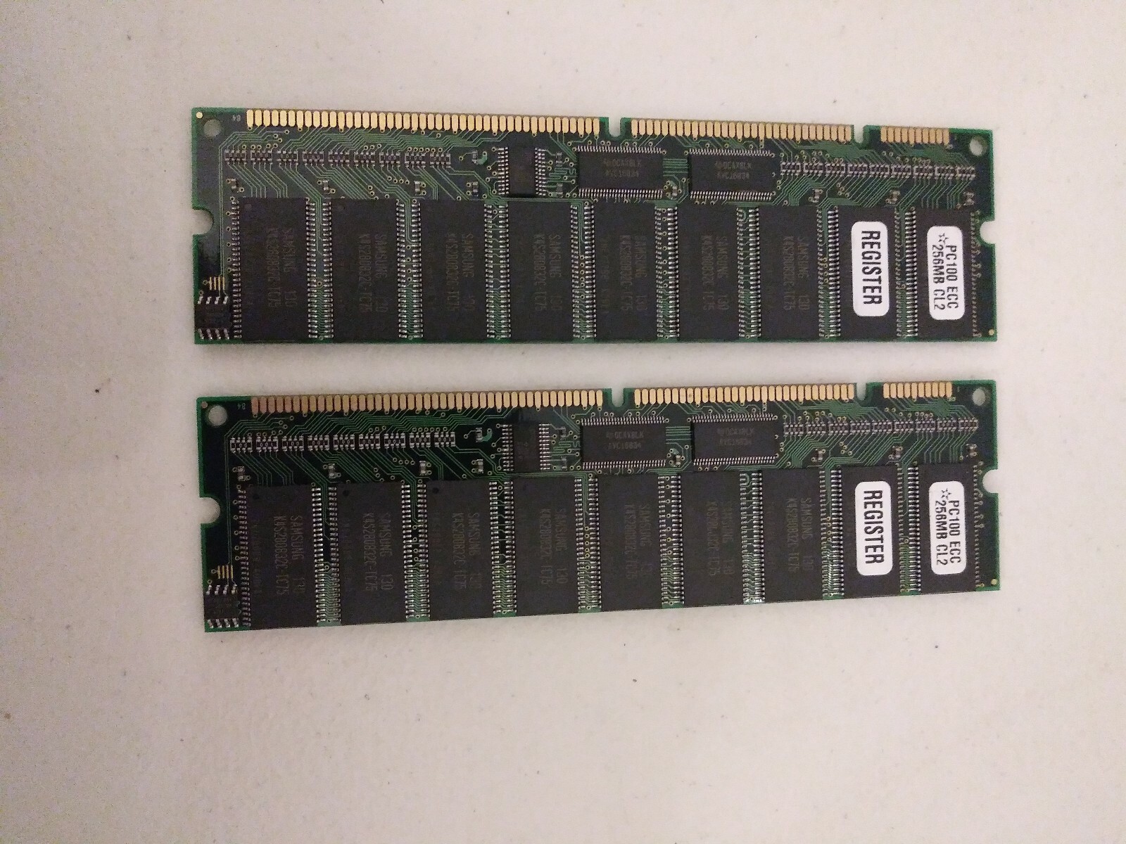 Lot of 2. 16ZHS STK 3769282 RAM: 168 PINS,128MB, SDR SDRAM, DIMM,PC133 ...